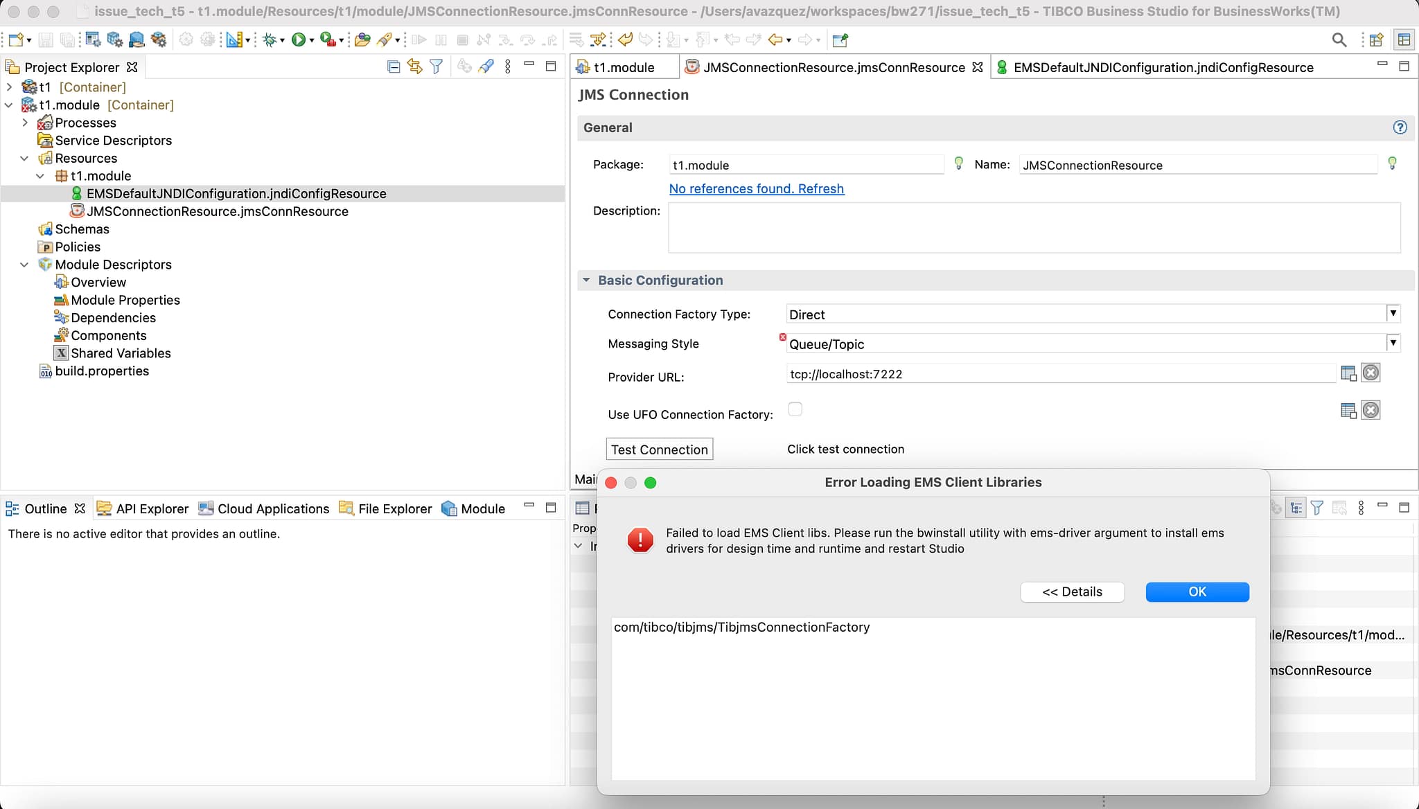 TIBCO BusinessWorks And EMS Integration: Install JMS Drivers And Fix ...